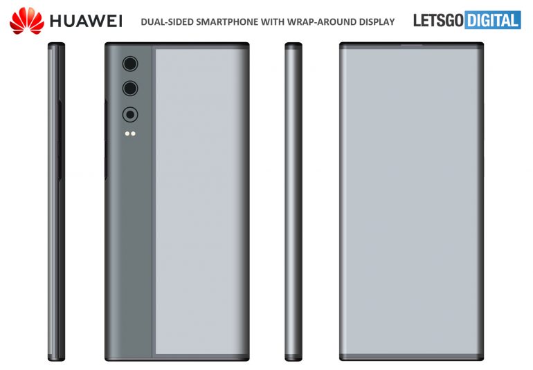 Huawei patents smartphone with wrap-around display similar to Mi MIX ...