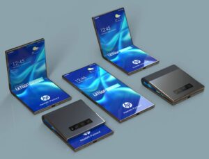 HP patents a foldable smartphone, features a clamshell design - Gizmochina