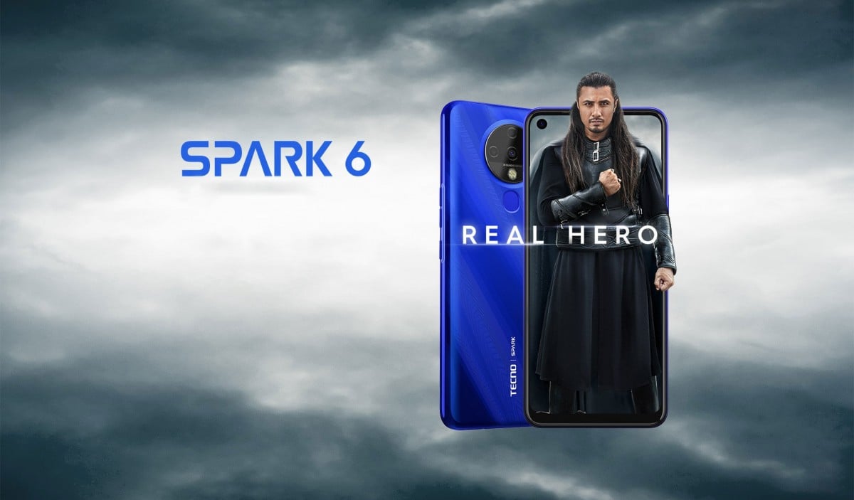 Tecno Spark 6 packing a 6.8-inch display, Helio G70 launched in ...
