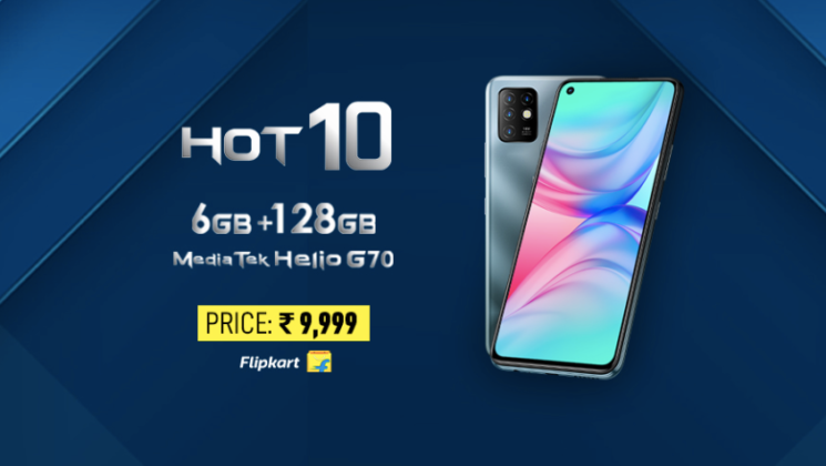 Helio G70-powered Infinix Hot 10 launched in India for ₹9,999 - Gizmochina