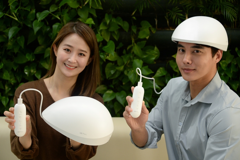 LG Pra.L MediHair is a “helmet” that helps with hair growth - Gizmochina