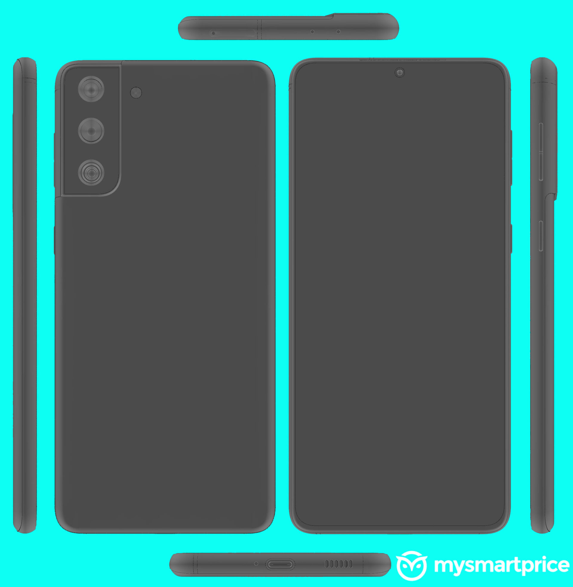 Samsung Galaxy S21 Plus RAW CAD renders reveal it does not have a ...