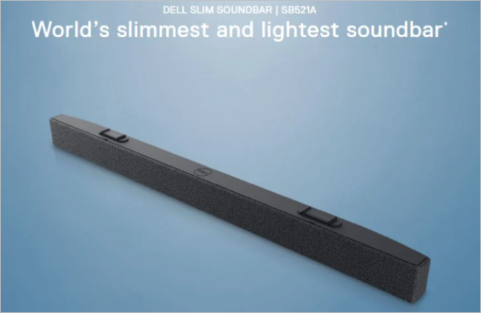 Dell Slim Soundbar unveiled as the world's slimmest and lightest ...