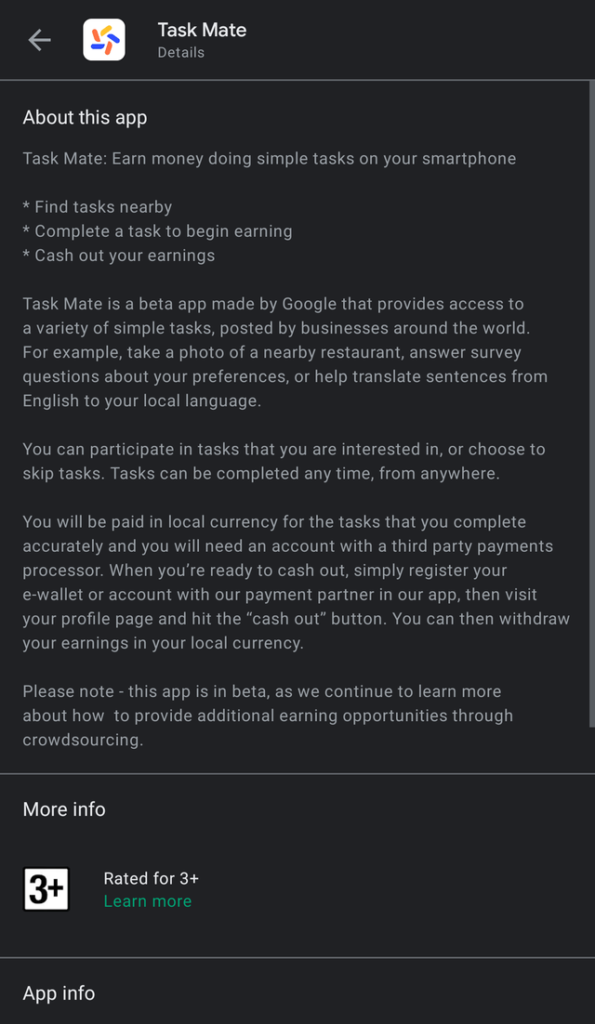 Google India is testing Task Mate app: earn money by completing simple ...