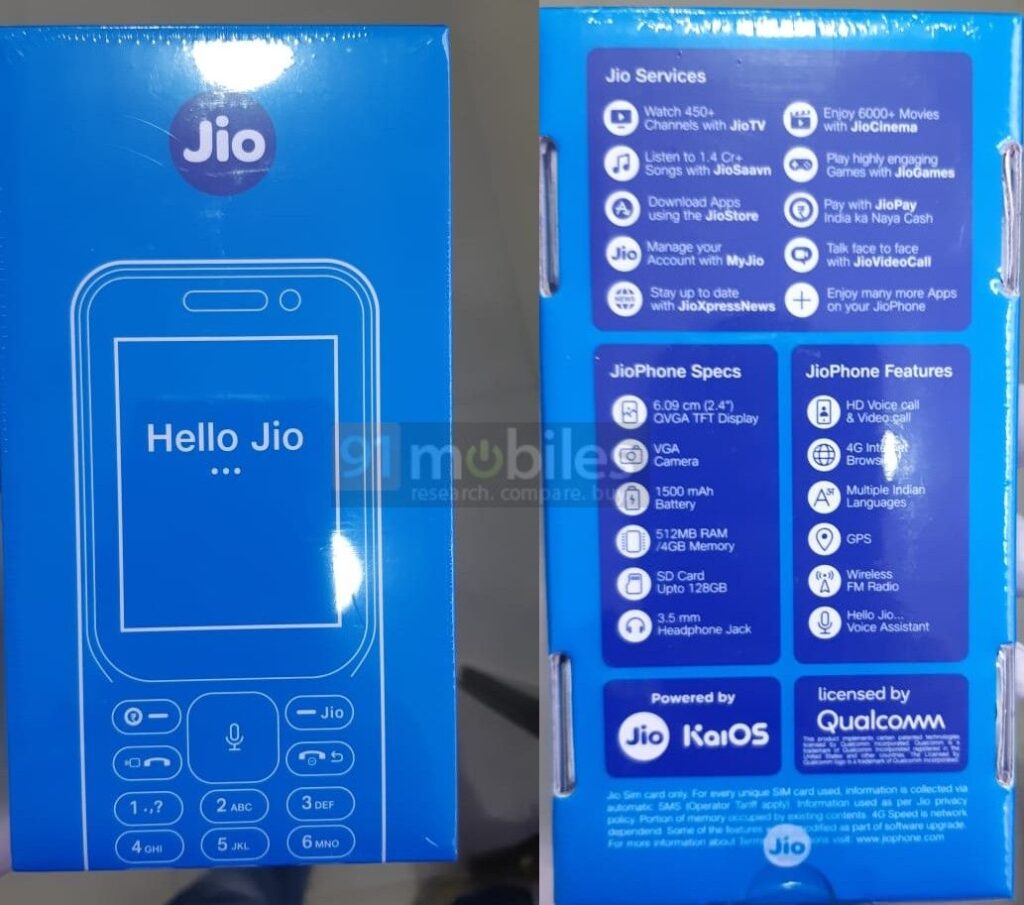 Jio Phone price in India to shoot up soon - Gizmochina