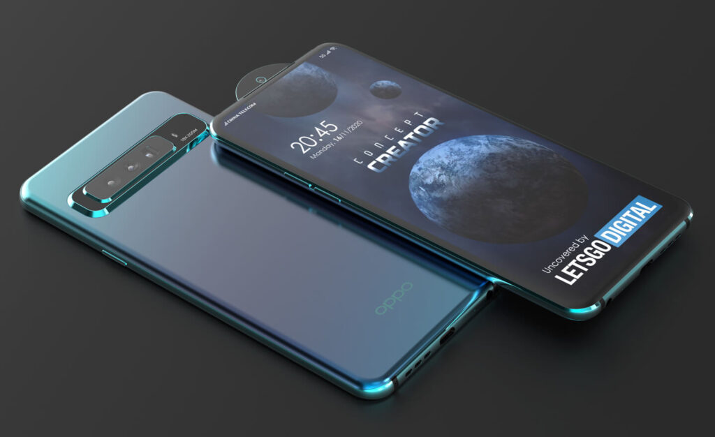 OPPO patents a smartphone design with circular pop-up camera module and ...