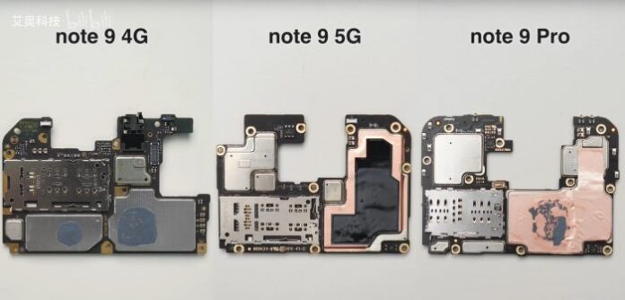Redmi Note 9 Series(China) teardown reveals Camera, Cooling mechanism ...