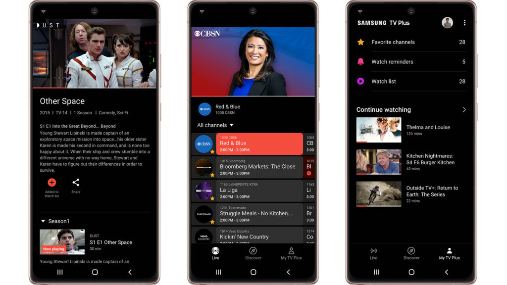 Samsung rolls out the free TV Plus app for more Galaxy phones including ...