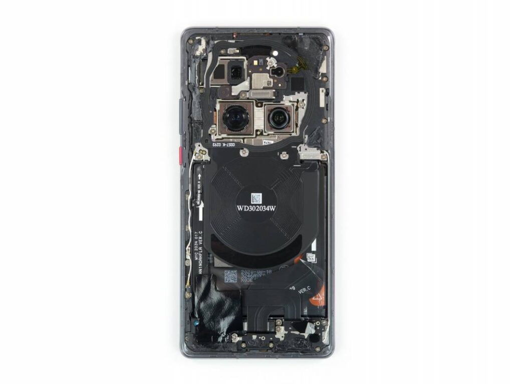 Huawei Mate 40 Pro iFixit teardown reveals messy internals and ...