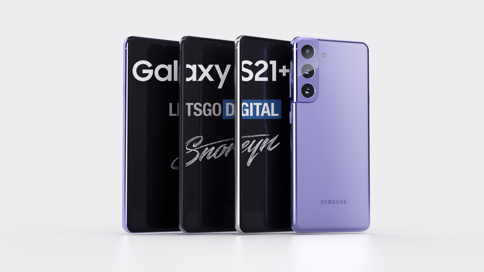 High-quality Galaxy S21 series renders expose the phones in all colors ...