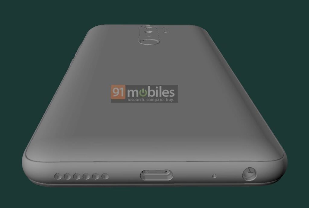 Nokia 4.3 renders expose the phone's entire design - Gizmochina
