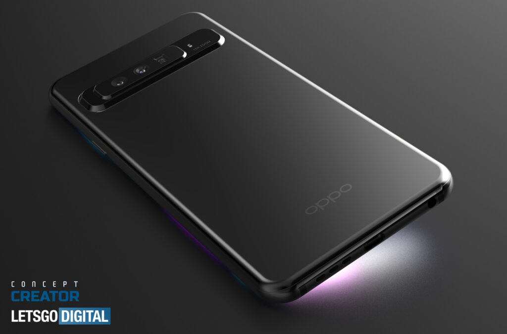 OPPO patents a smartphone design with 15x hybrid zoom camera - Gizmochina