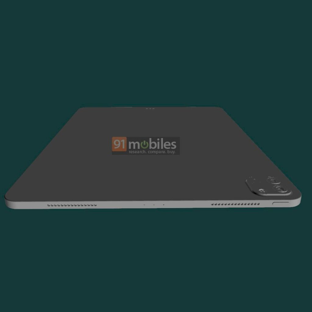 Apple iPad Pro 12.9-inch 2021 design leaks via 3D CAD renders - Gizmochina
