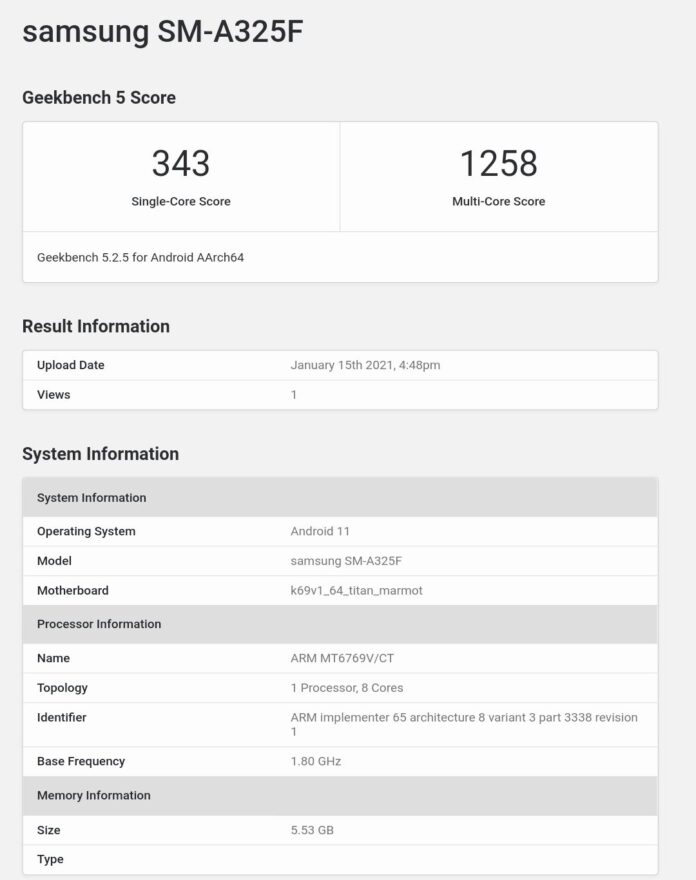 Samsung Galaxy A32 4G spotted at Geekbench, could be heading to India ...