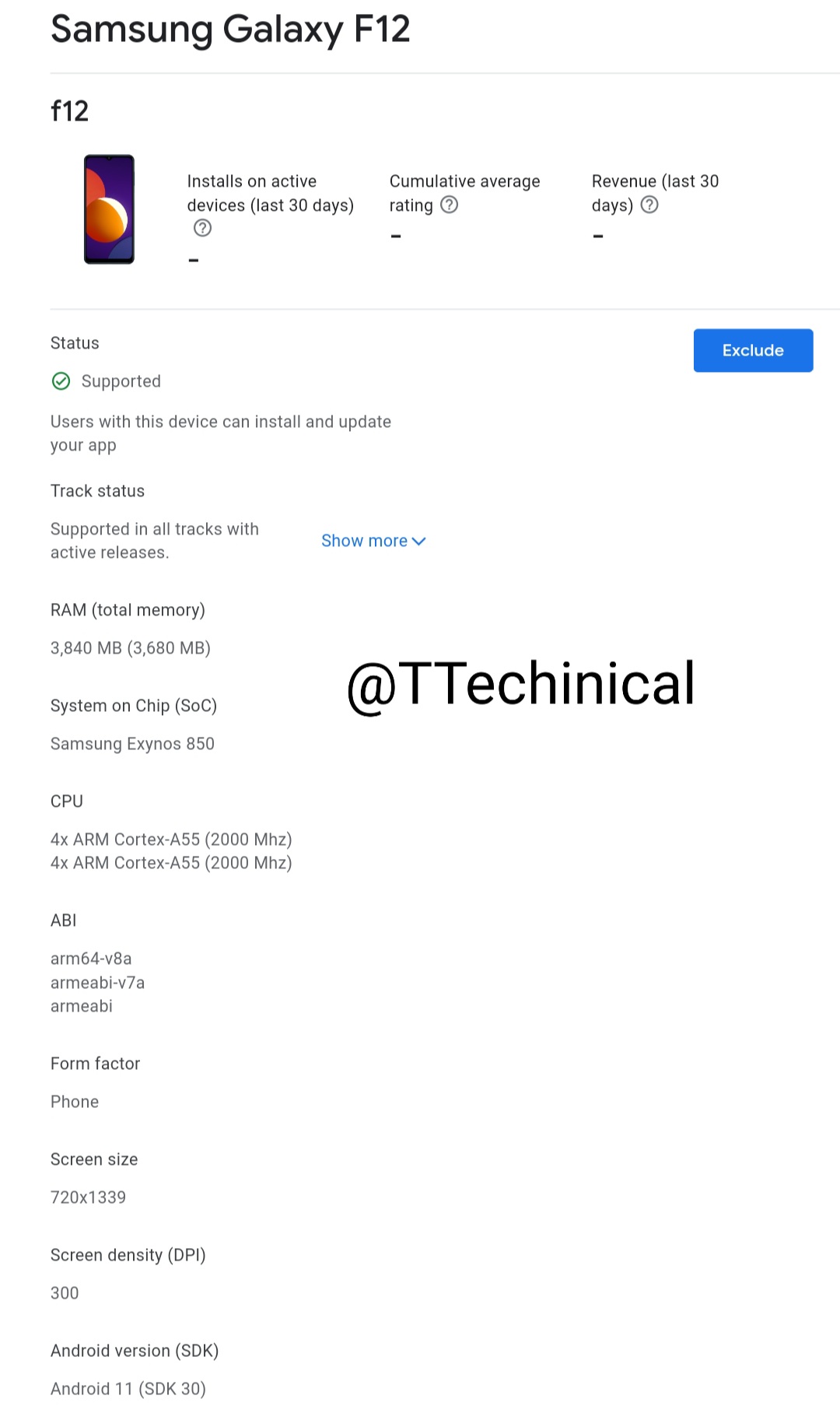 Samsung Galaxy M12 / F12 specifications leaked, Galaxy A82 said to be ...