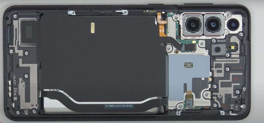 Samsung Galaxy S21+ 5G Teardown shows a complexity in repairing the ...