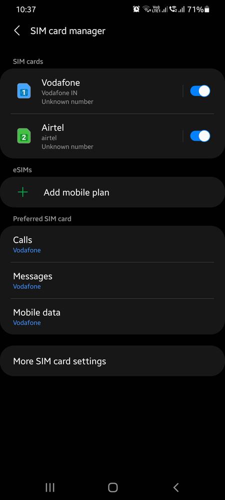 Samsung Galaxy S20 gets the eSIM functionality with the One UI 3.1 ...