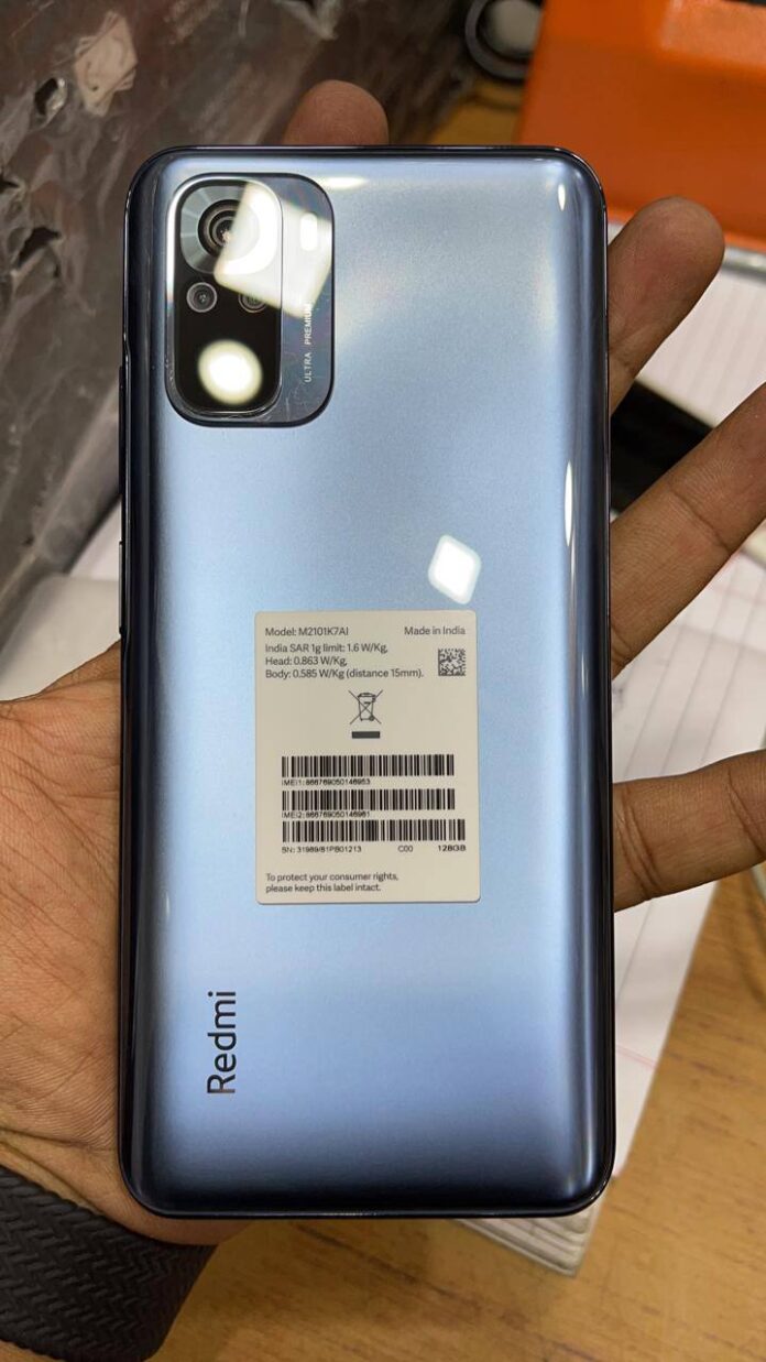 Redmi Note 10 hands-on video reveals AMOLED screen, rear design, key ...