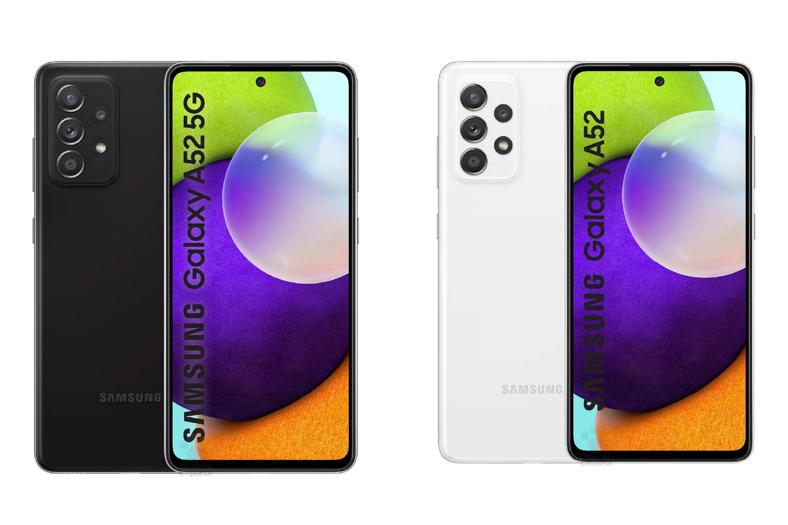 Samsung Galaxy A52 And A52 5G Images Specs And Pricing Details Leak Samsung Galaxy A52 And A52 5G Images Specs And Pricing Details Leak