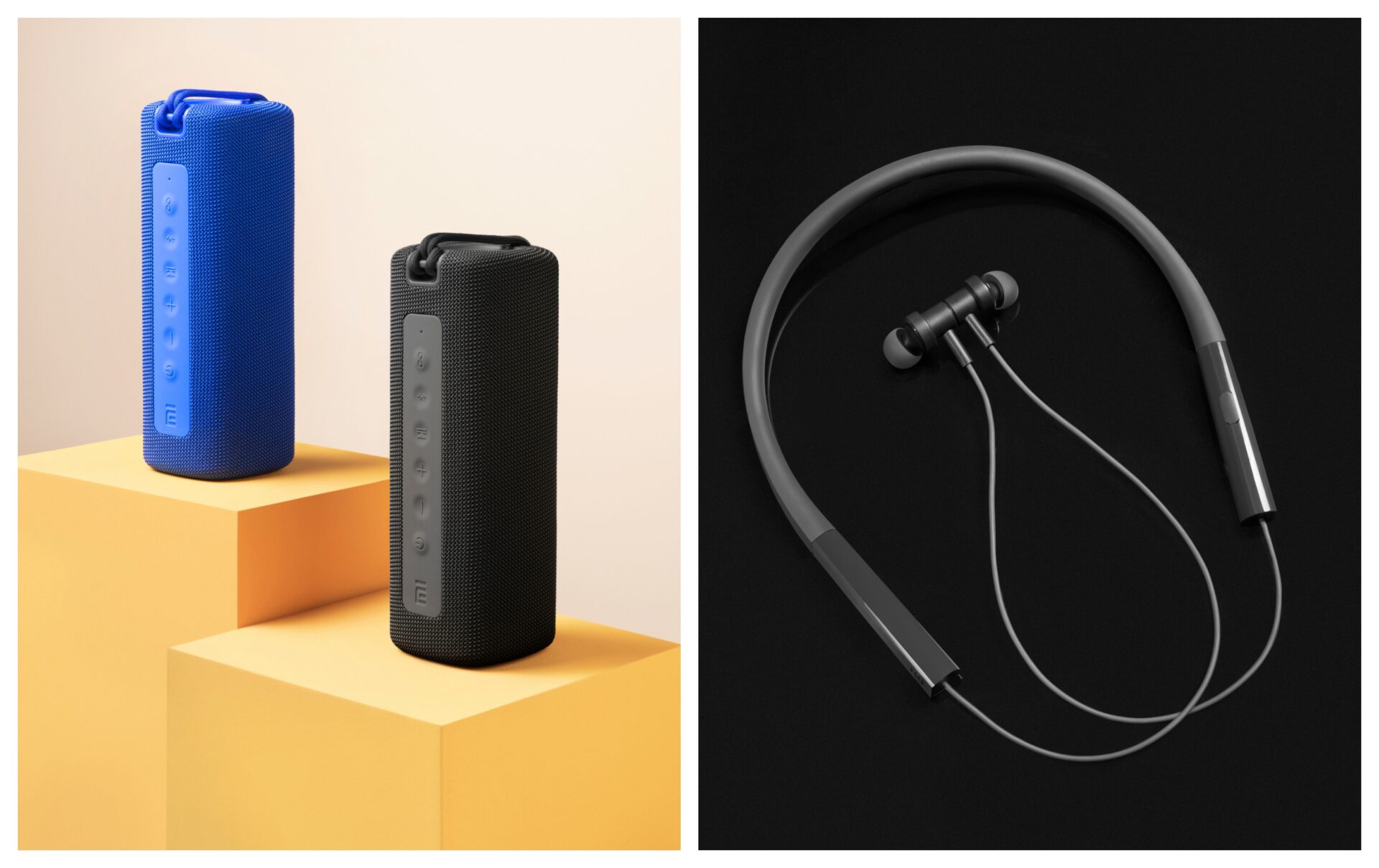 Xiaomi Mi Portable Bluetooth Speaker (16W) and Mi Neckband Bluetooth ...