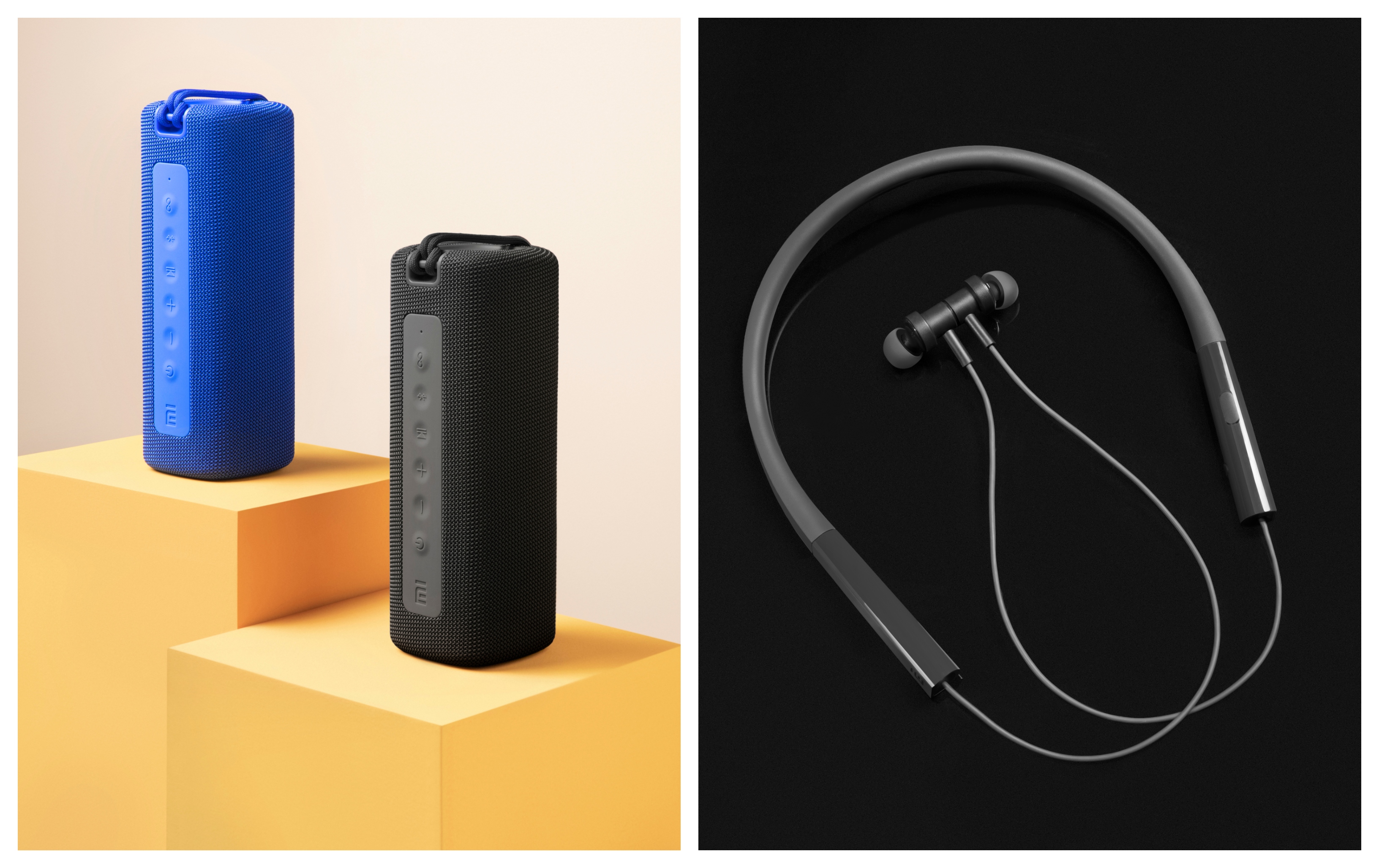 Xiaomi Mi Portable Bluetooth Speaker 16W And Mi Neckband Bluetooth Xiaomi Mi Portable Bluetooth Speaker 16W And Mi Neckband Bluetooth