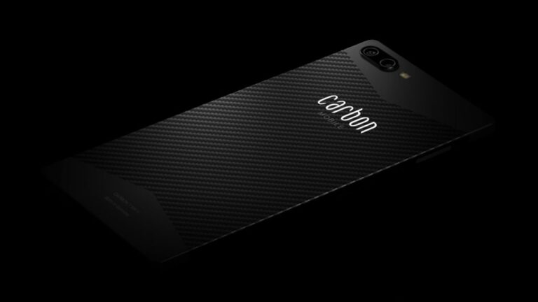 Carbon 1 MK II is the world's first phone with a carbon fiber monocoque ...
