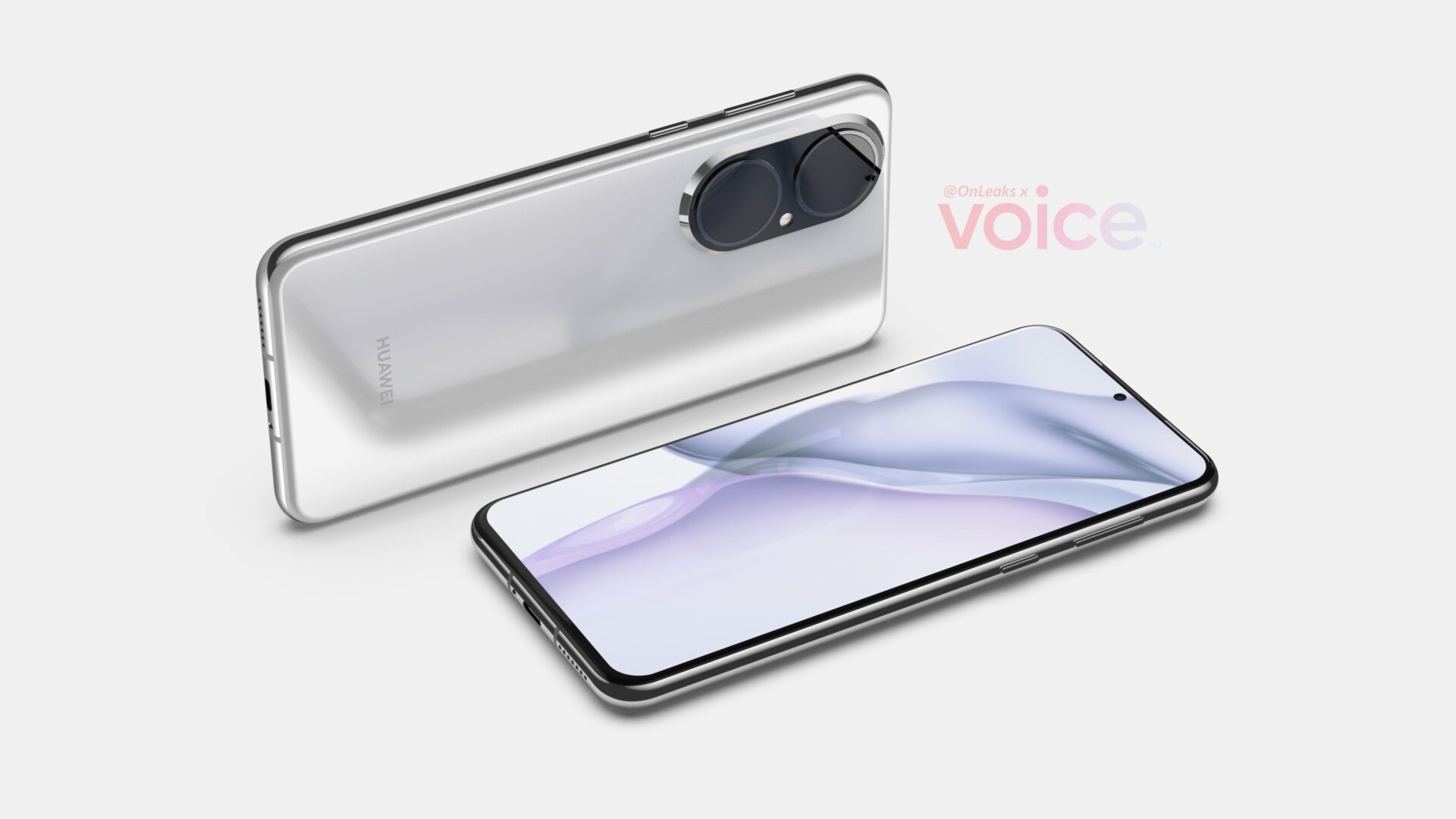Huawei P50 renders show a flat display and same camera layout as the ...