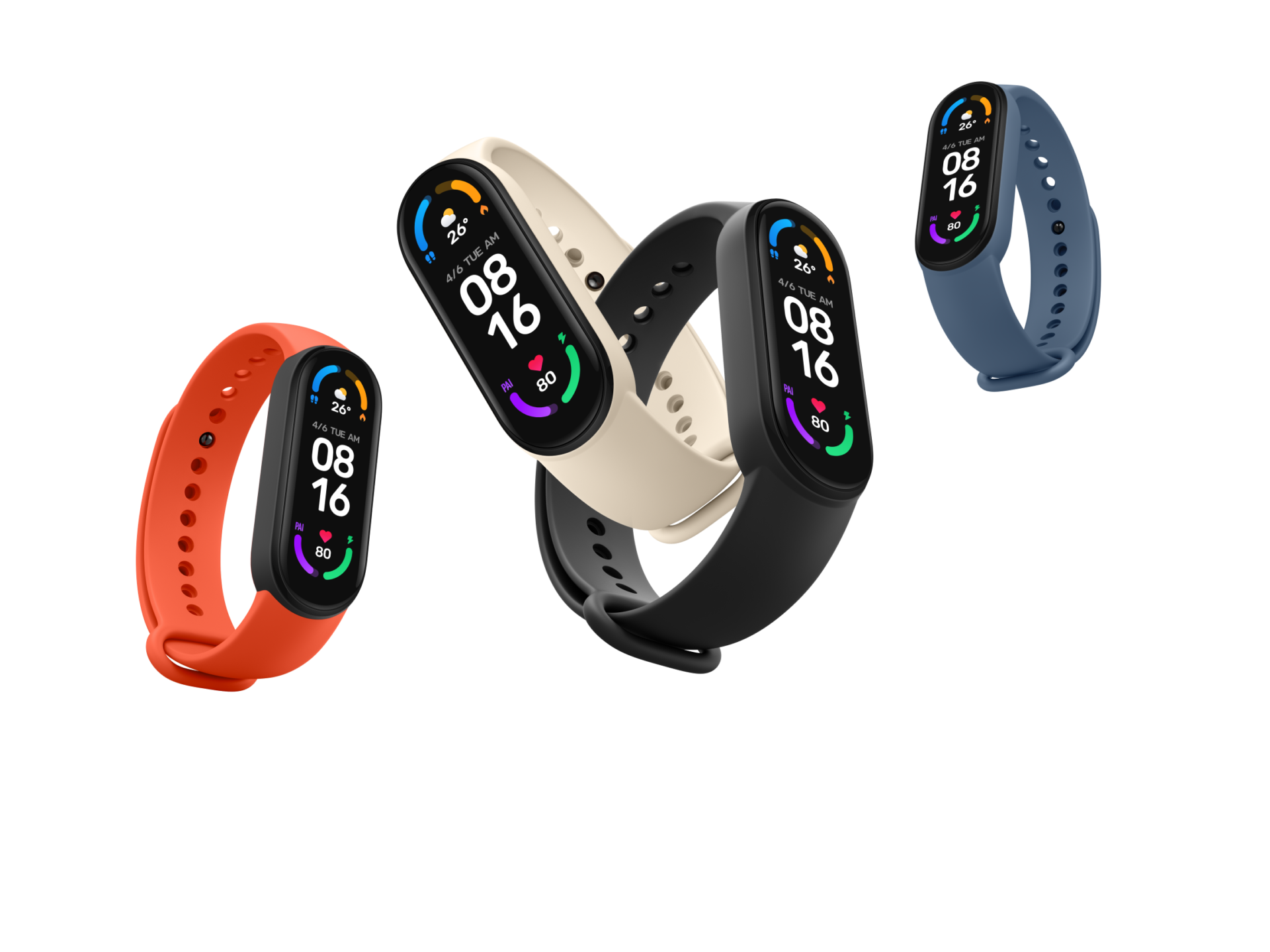 Xiaomi Mi Smart Band 6 with 1.56-inch AMOLED display, SpO2 sensor ...