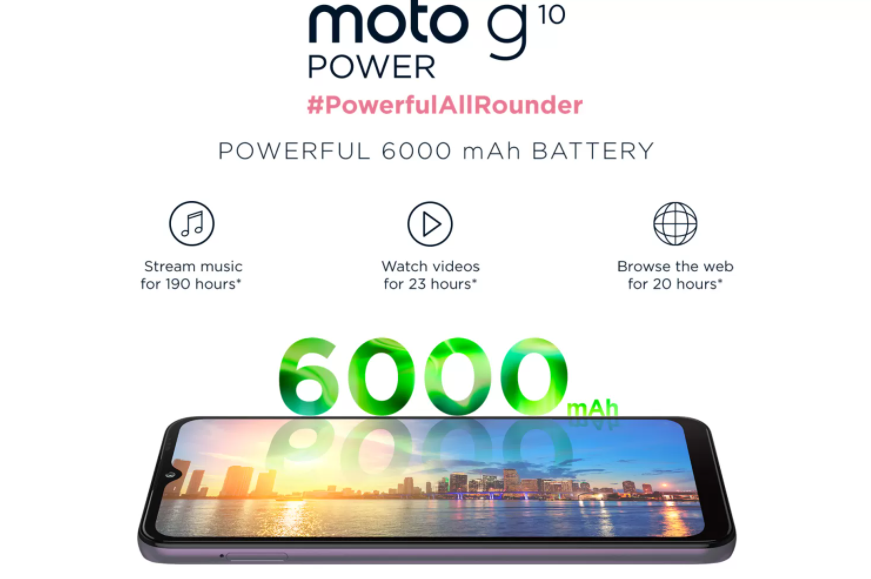 Official teaser shows the Moto G10 Power is not a rebadged Moto G10 ...