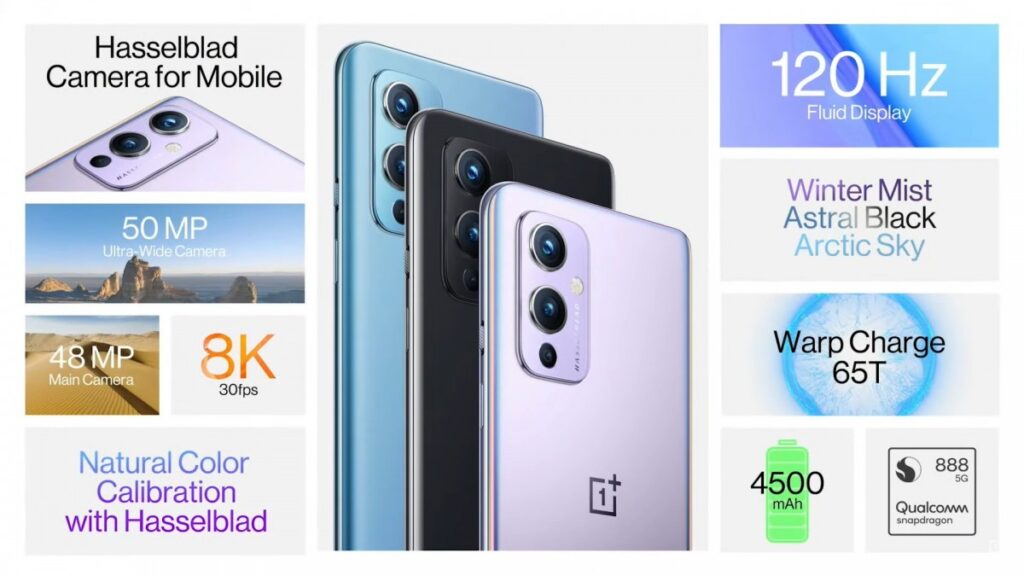 OnePlus 9 and OnePlus 9 Pro bring Hasselblad-branded cameras, faster ...