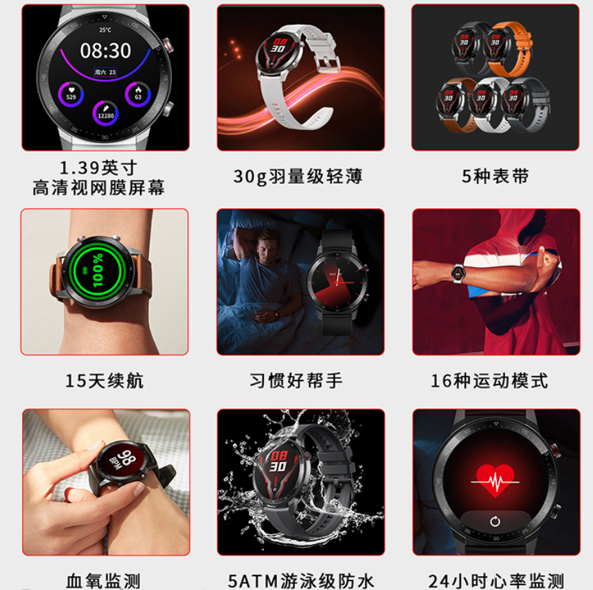 Red Magic Watch unveiled in China; starts at ¥599 (~$93) - Gizmochina