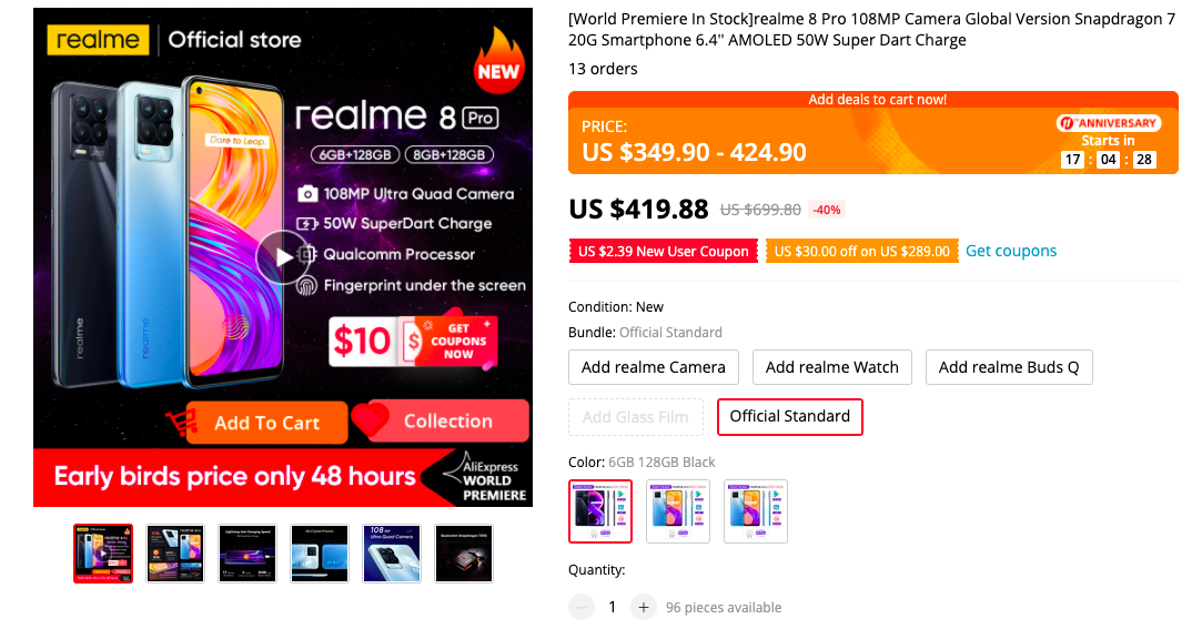 Best Smartphone Deals on AliExpress Anniversary Sale 2021 - Gizmochina