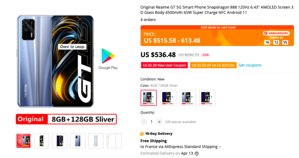 Best Smartphone Deals on AliExpress Anniversary Sale 2021 - Gizmochina