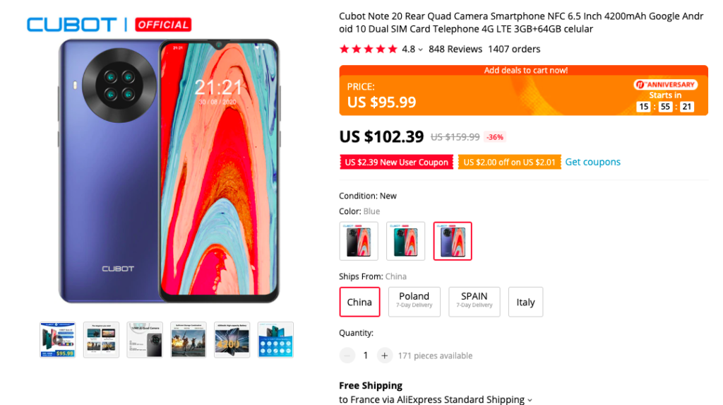 Best Smartphone Deals on AliExpress Anniversary Sale 2021 - Gizmochina