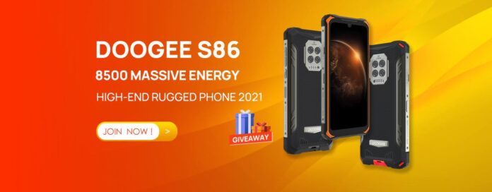 Doogee S86 rugged smartphone debuts with a 8500 mAh battery, 6.1" display and 6GB RAM - Gizmochina