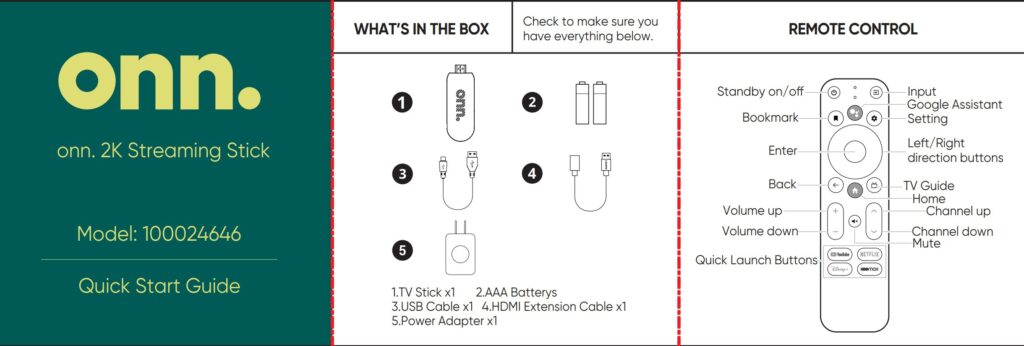 Walmart Onn Android TV stick clears FCC, may launch soon - Gizmochina