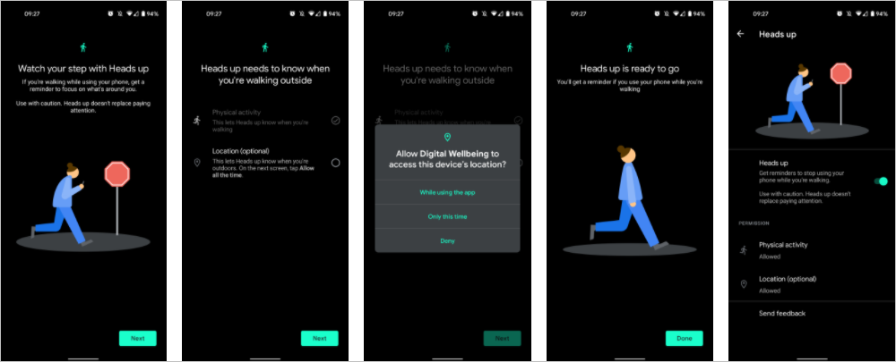 'Heads Up' mode now rolling out on the Digital Wellbeing app in some ...