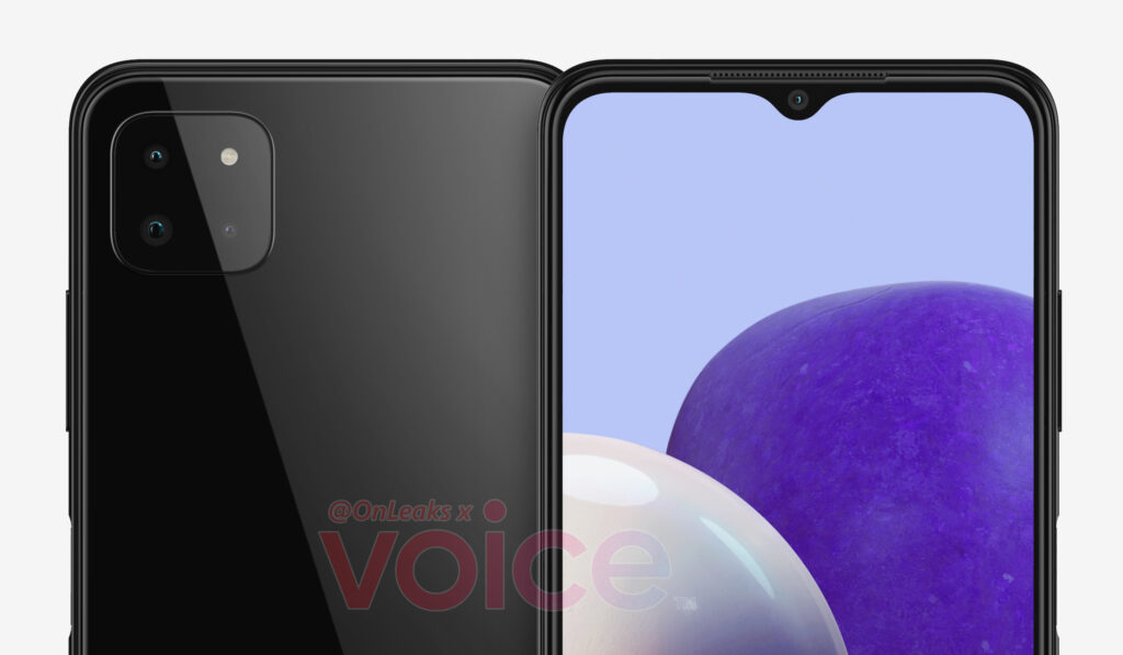 Samsung Galaxy A22 5G CAD renders show Triple-cameras, 3.5mm audio jack ...