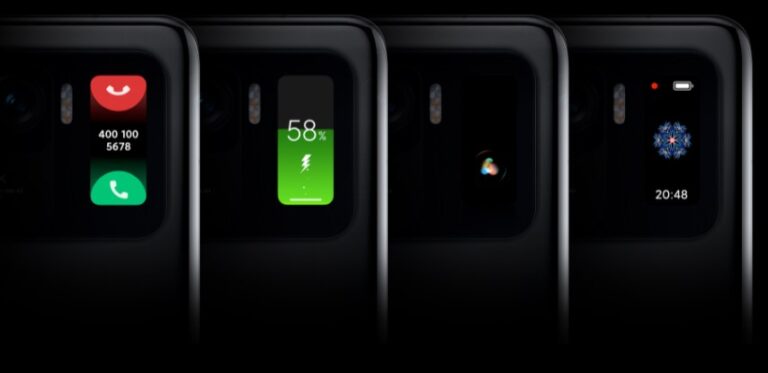 Lei Jun: Mi 11 Ultra uses a Mi Band 5's screen as its secondary display ...