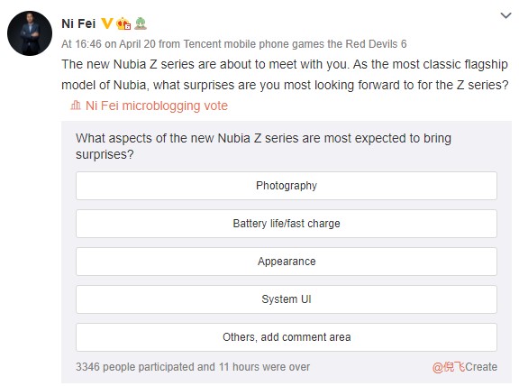 Ni Fei teases next-gen Nubia Z series phone is coming soon - Gizmochina