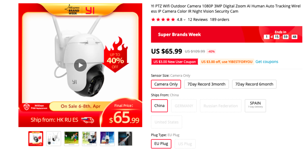 Deal: Grab 80% Off on YI Cameras at AliExpress - Gizmochina