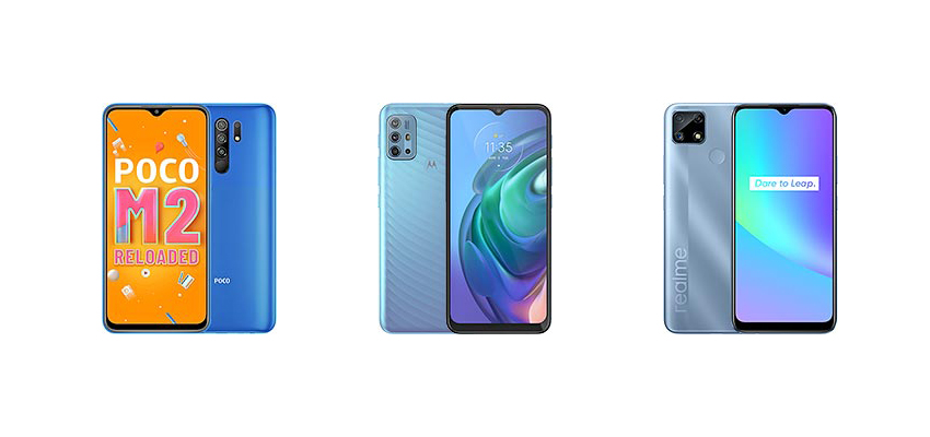 POCO M2 Reloaded vs Moto G10 Power vs Realme C25: Specs Comparison ...