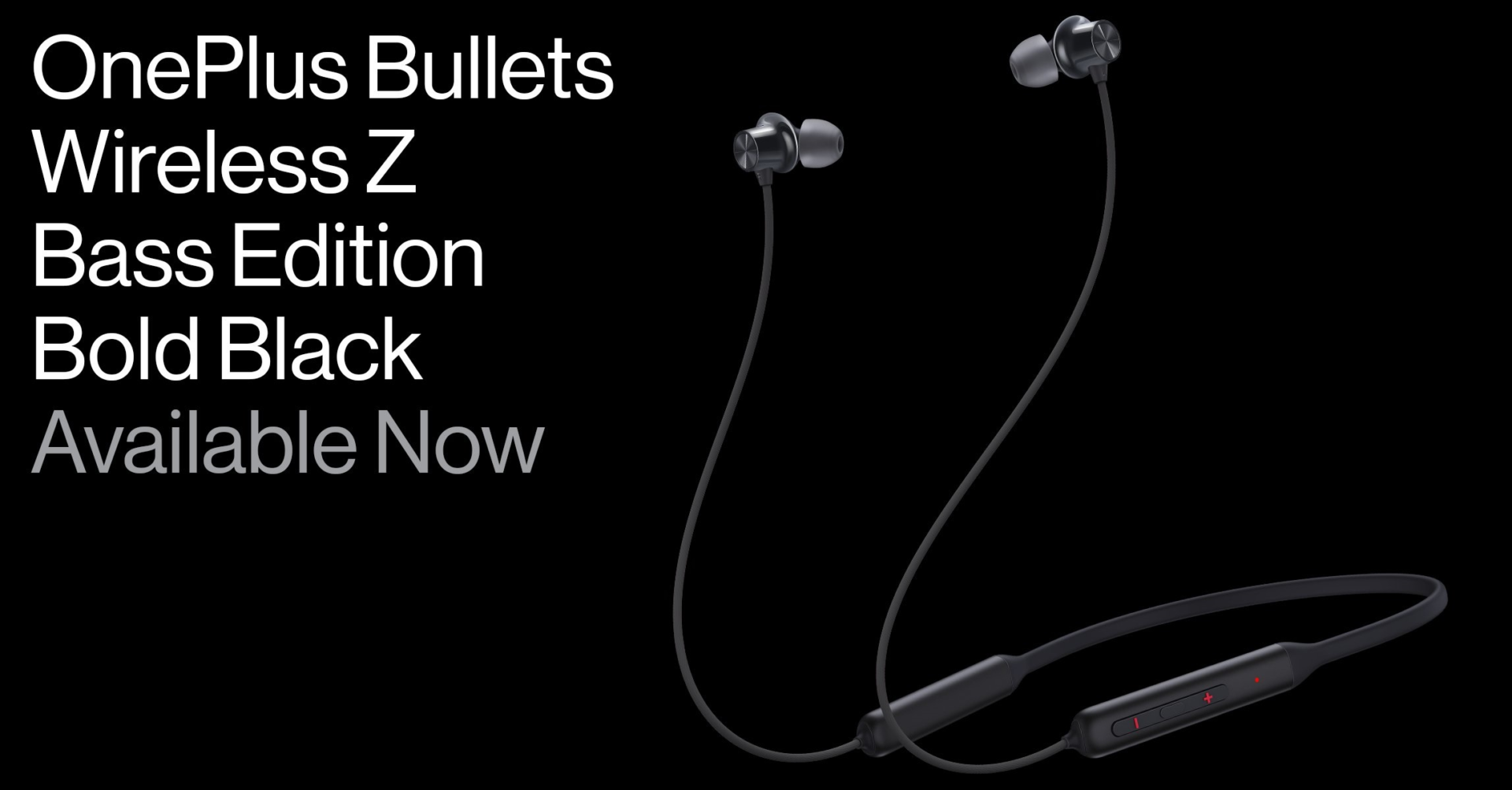 OnePlus Bullets Wireless Z Bass Edition now comes in Black - Gizmochina