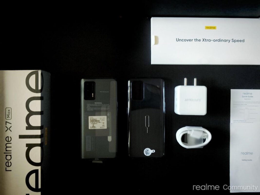 Realme X7 Max 5G officially unboxed ahead of launch - Gizmochina