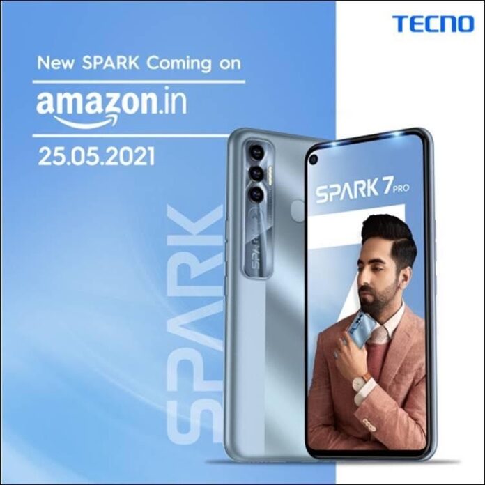 Tecno Spark 7 Pro to launch on May 25 in India - Gizmochina