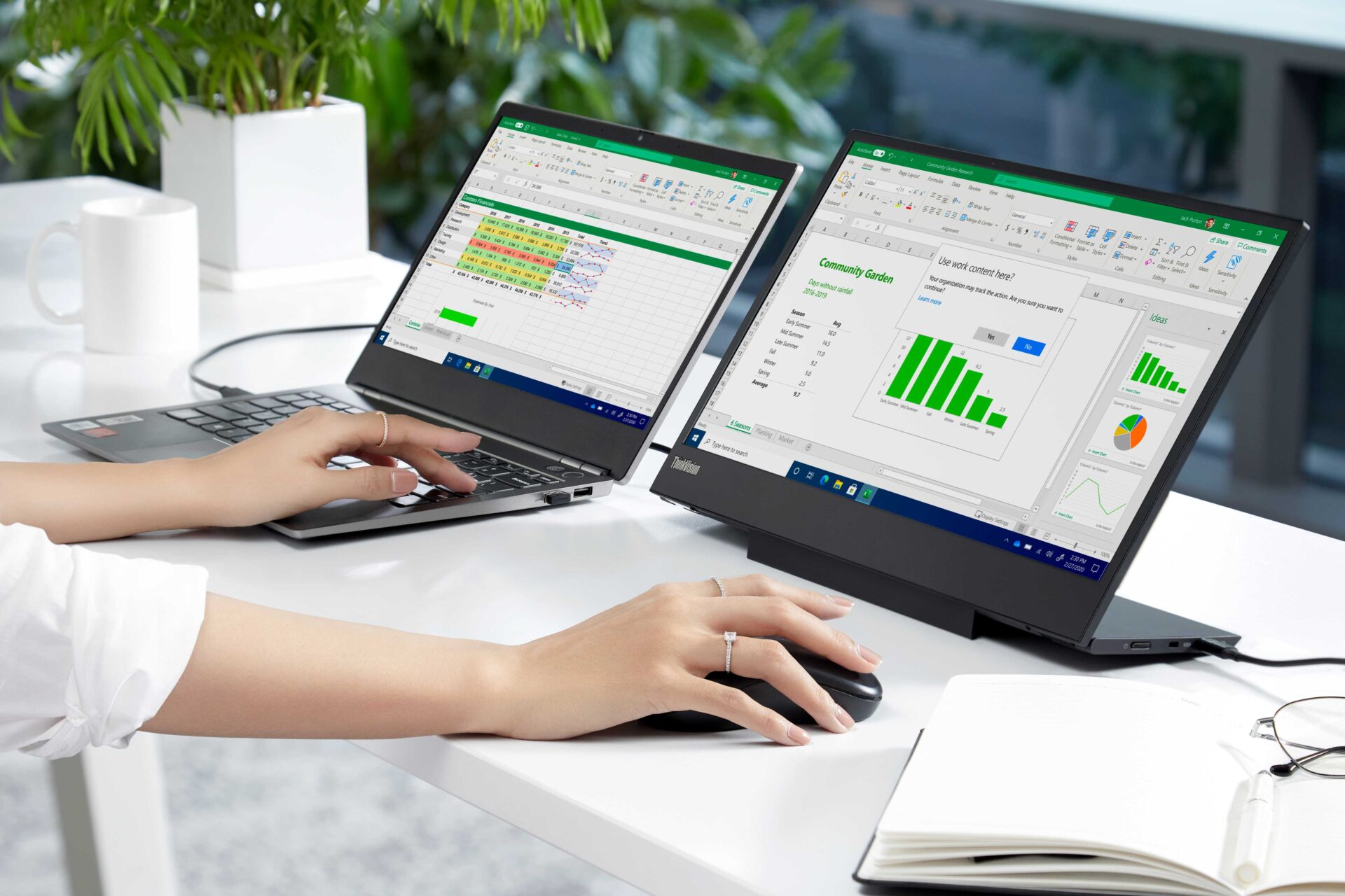 Lenovo unveils ThinkVision T24m-20 Monitor, M15 Mobile Monitor, MC50 ...