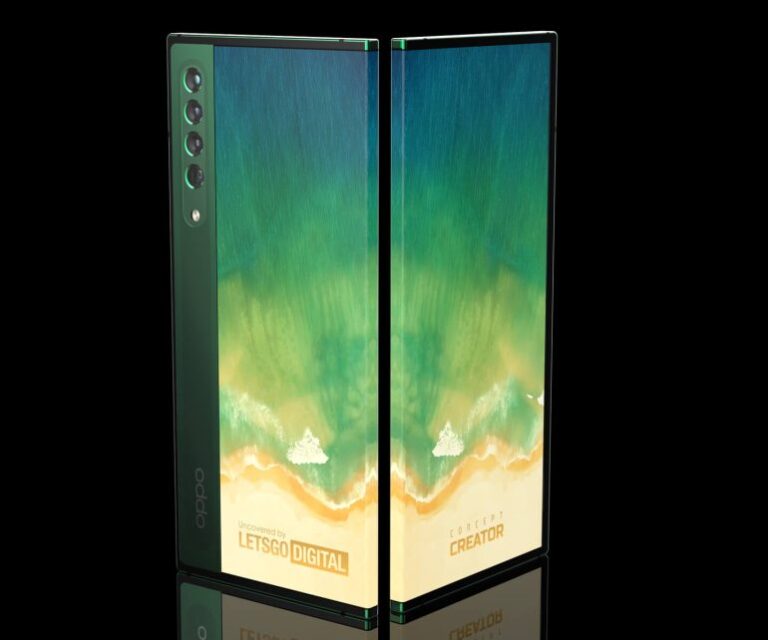 OPPO patents a cutting edge Dual-sided phone with a Wrap-around display ...