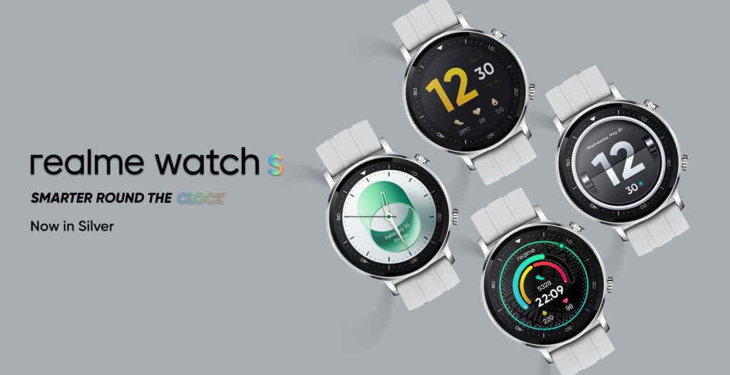 Realme Watch S in new Silver variant to go on sale from June 7 - Gizmochina