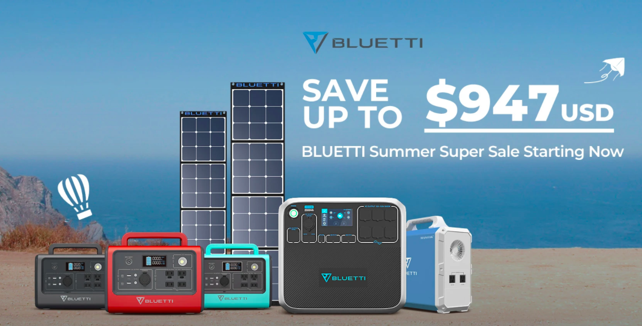 Get up to $947 OFF on Bluetti Power Stations and Solar Panels - Gizmochina