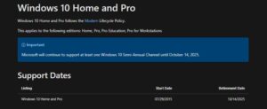 Microsoft reveals Windows 10 support will end Oct. 2025, new proof ...